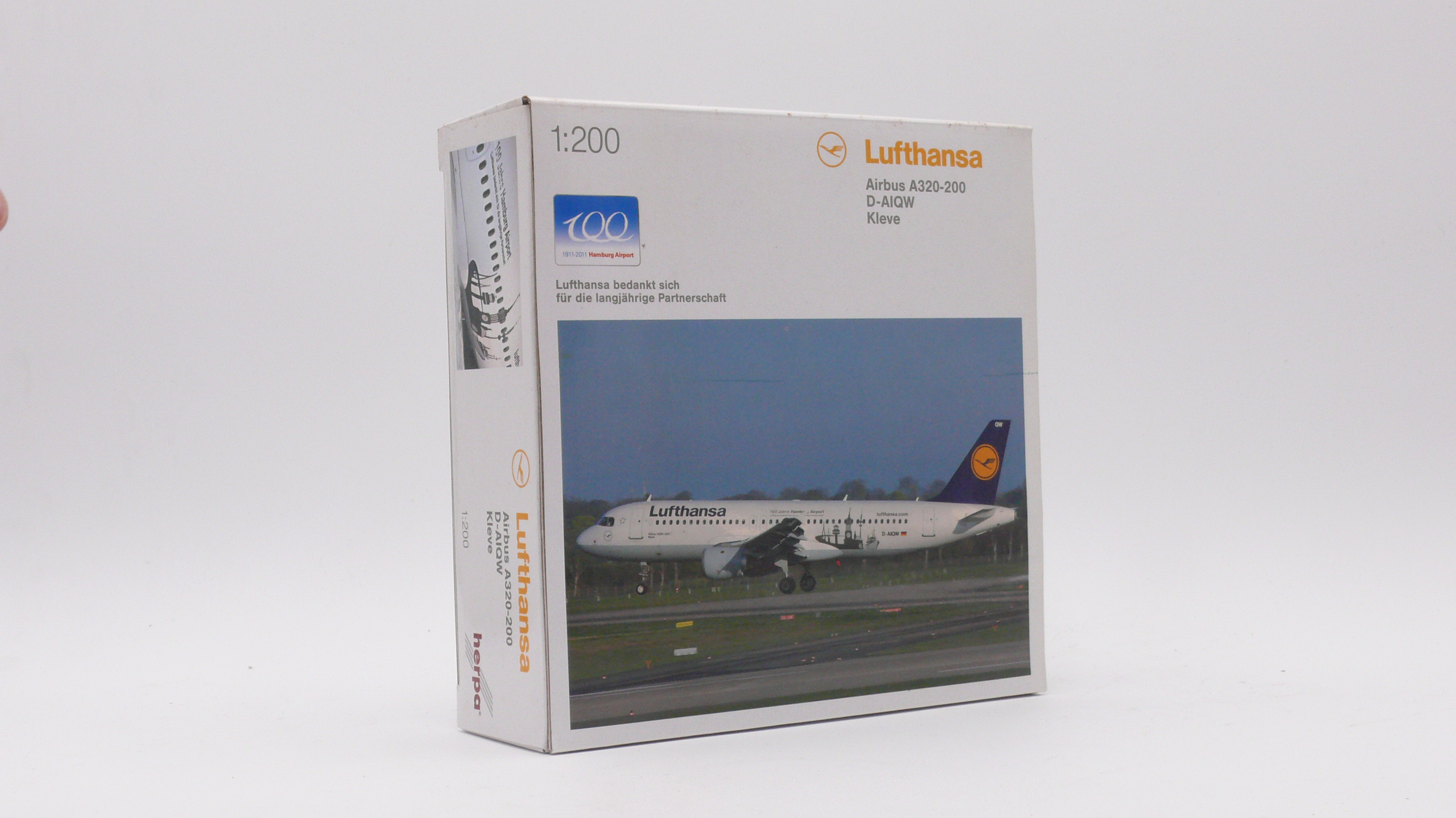 Herpa 554350 Airbus A320-200 Lufthansa "Kleve" D-AIQW 1:200 | OSO_2_0000218